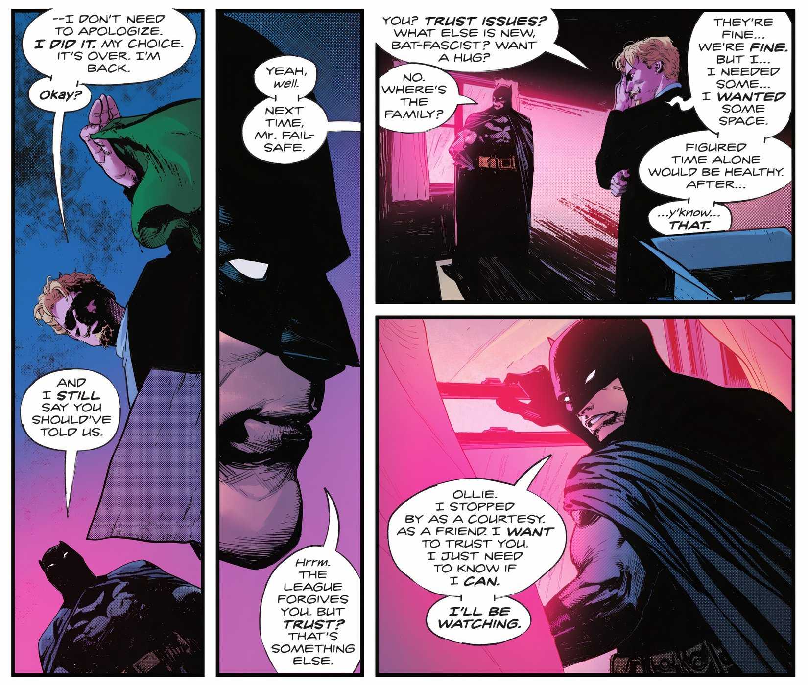 Green Arrow Just Destroyed Batman with a Two-Word Nickname