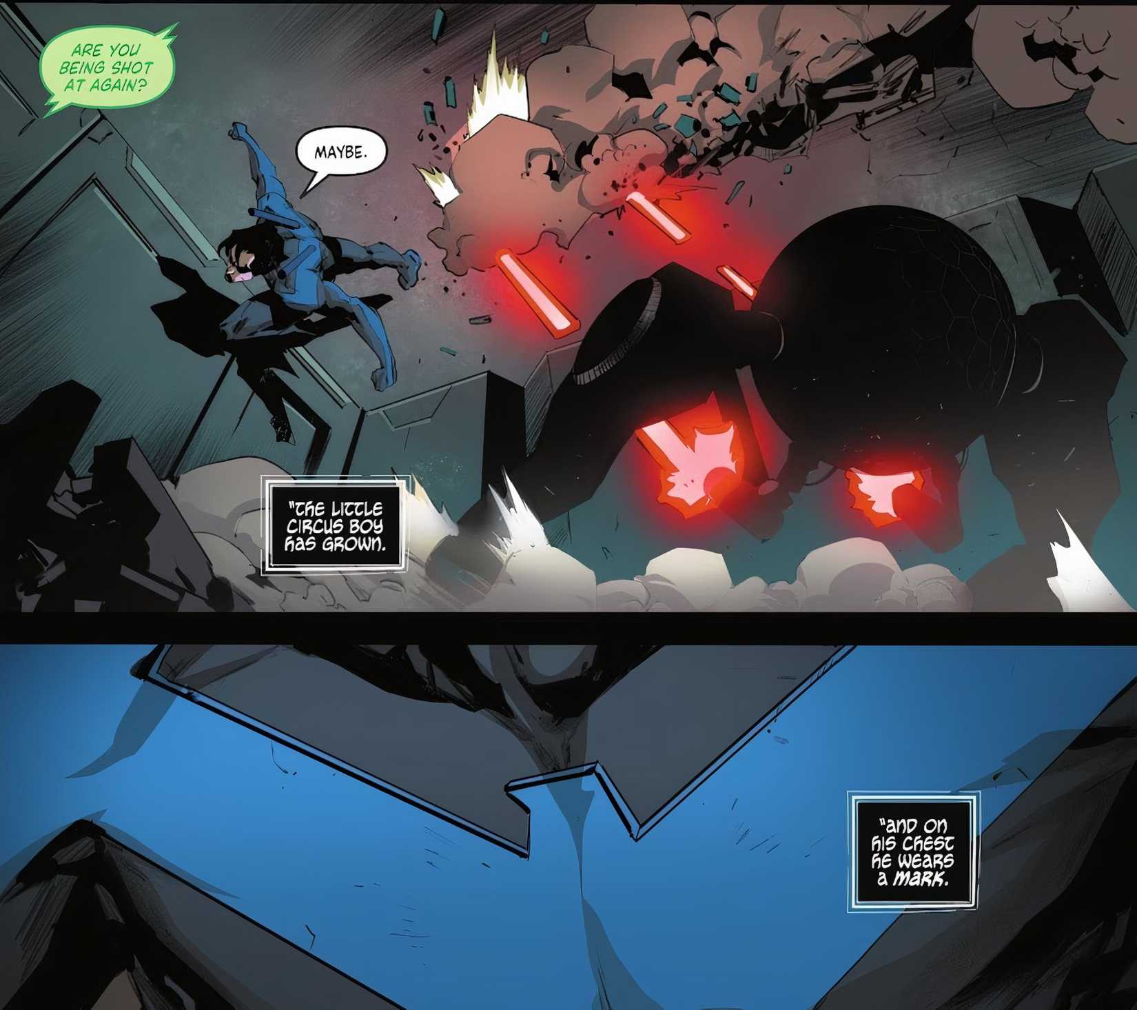 Nightwing's Symbol Gets Dark New Meaning, As Dick Grayson Marks Himself ...