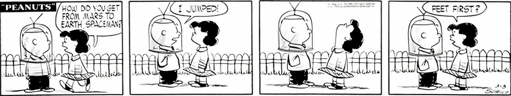 All 10 Of Peanuts' Hilarious "Mr. Spaceman" Comic Strips (That Time ...