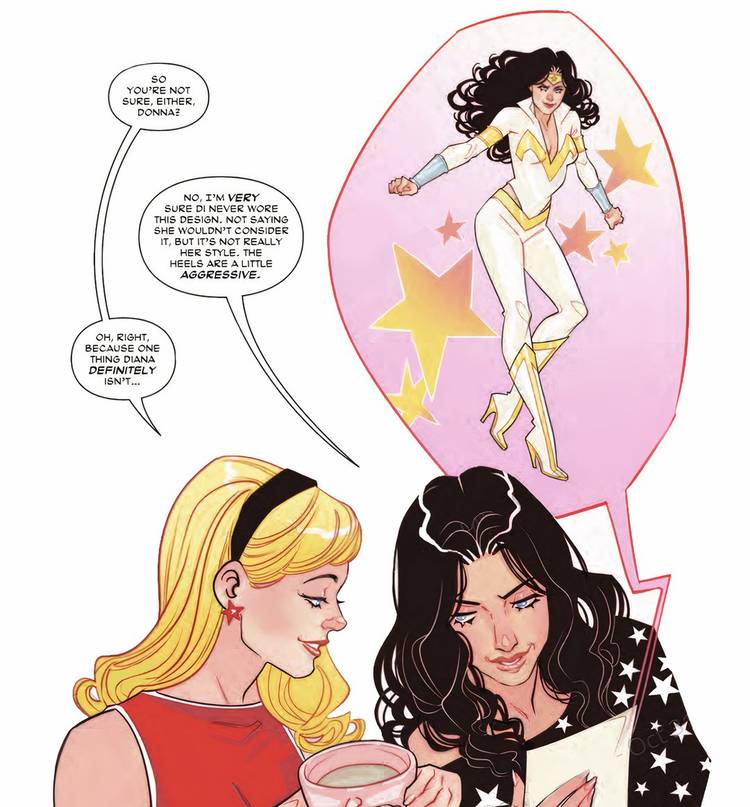 Wonder Woman's New White & Gold Costume Gives Diana Her Own 'Nightwing ...