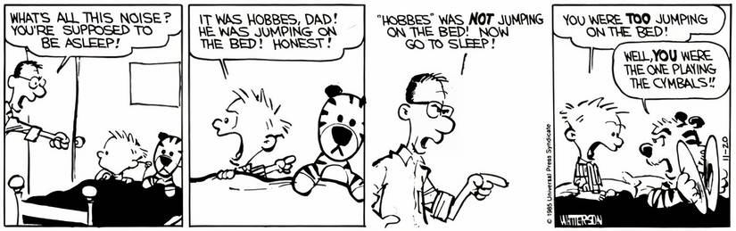 The First 10 Calvin and Hobbes Comics, And What They Established About ...