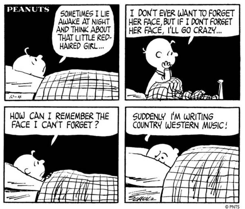 peanuts comic love