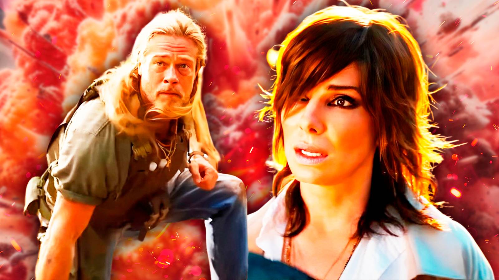 The Lost City's Brad Pitt Cameo Is Flipped With Sandra Bullock's Role ...