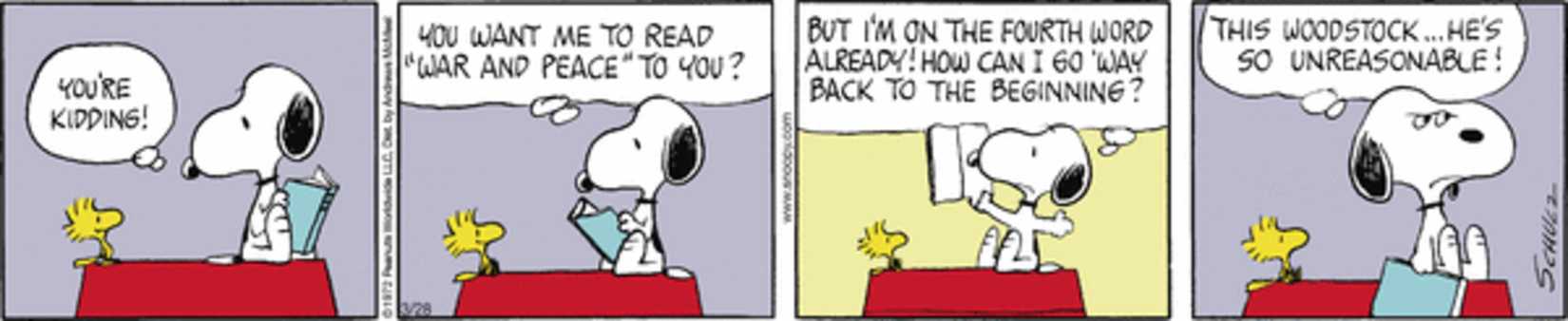 Peanuts: 10 Funniest Comics That Reference Classic Literature