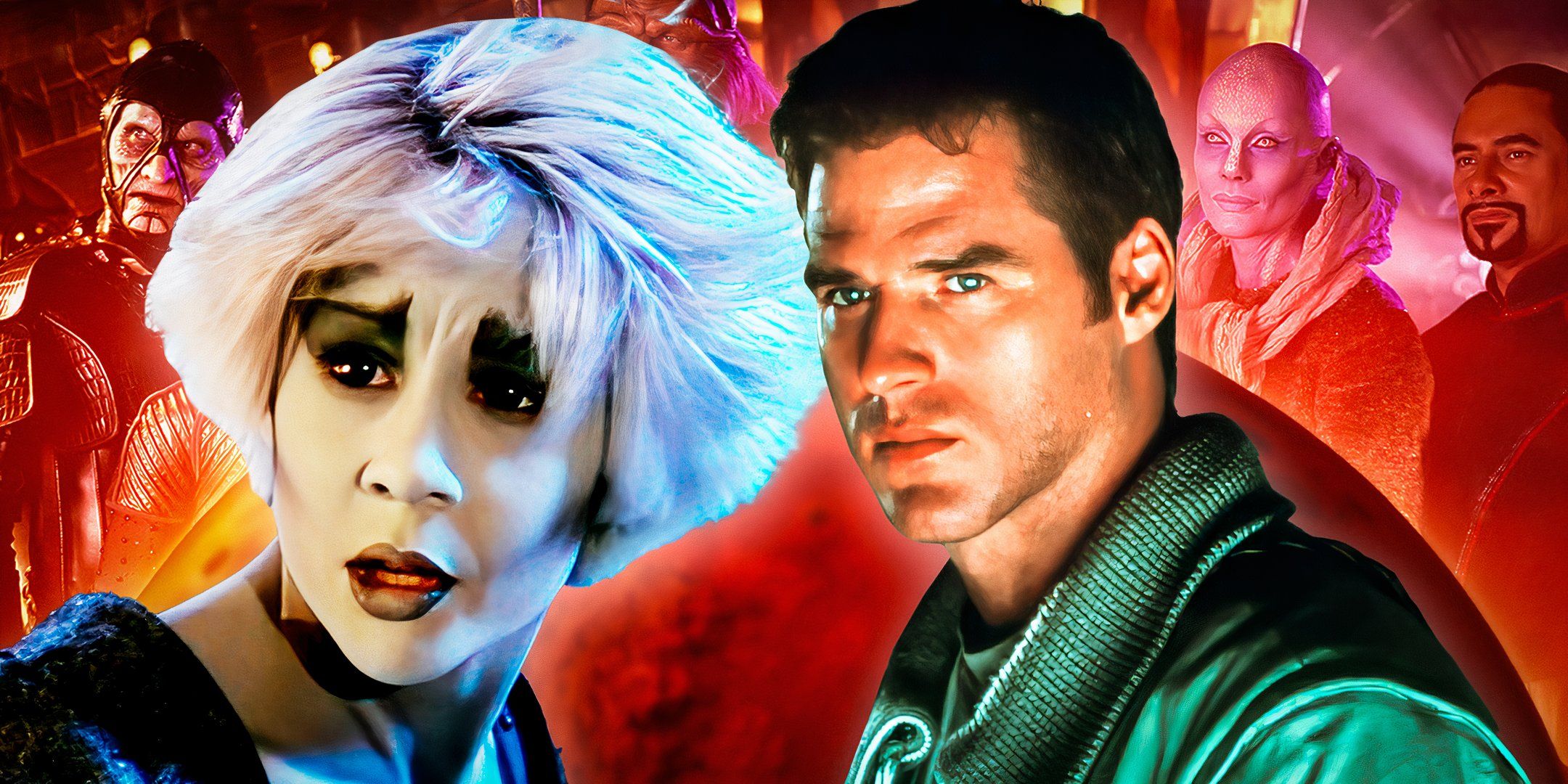Farscape Personages Farscape Cast Tapestry By Bobby Brock Pixels
