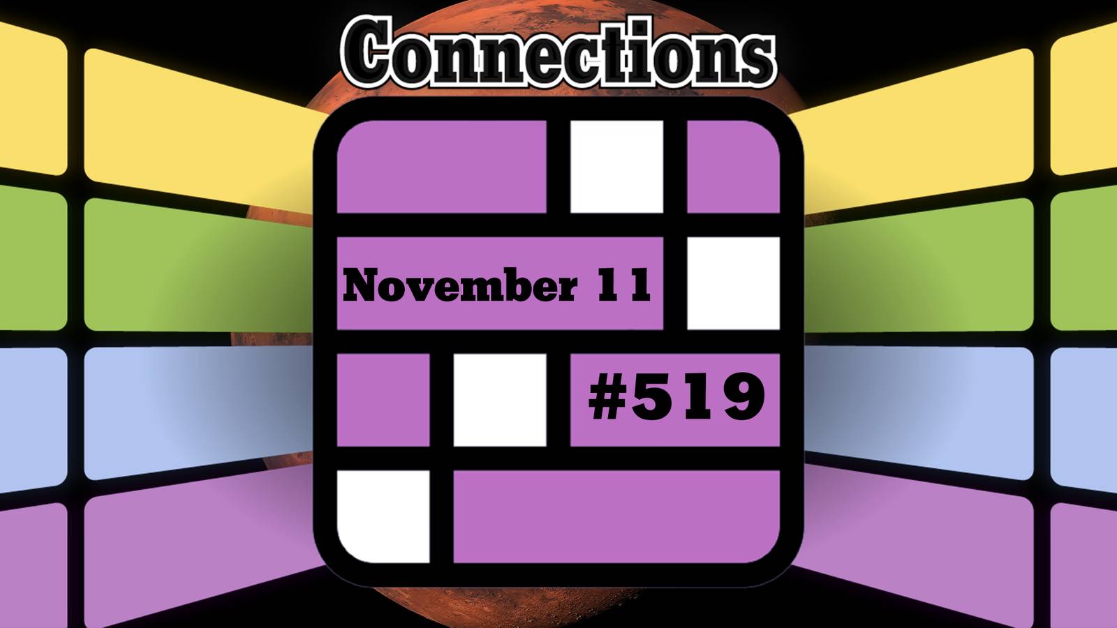 Today's Connections Hints & Answers For November 11, 2024 (Puzzle #519)