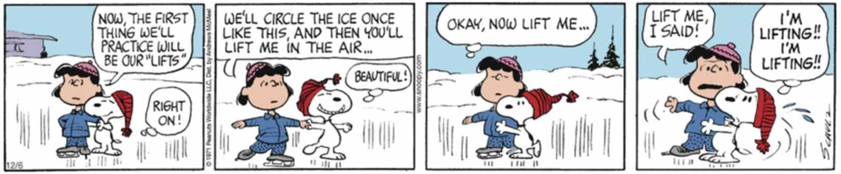 10 Peanuts Comics That Will Make You Want to Hit the Ice