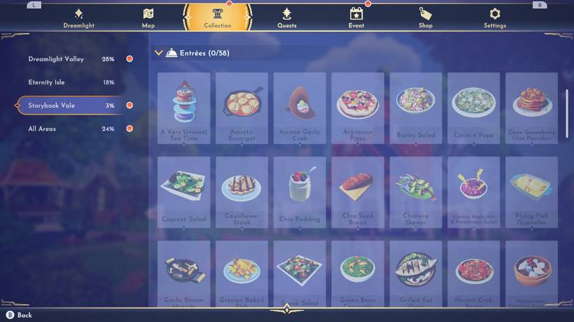 Disney Dreamlight Valley: All The Storybook Vale Recipes