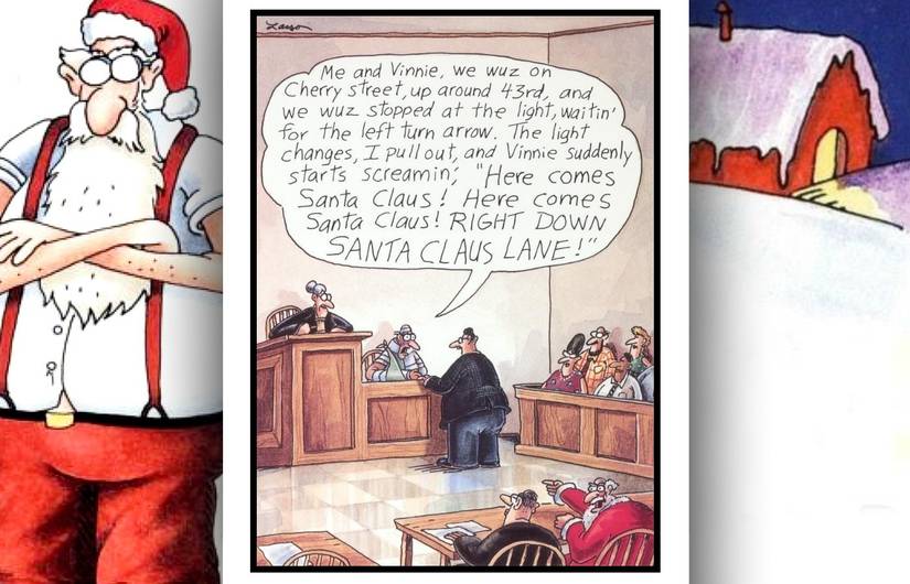 10 Funniest Far Side Comics Starring Santa Claus