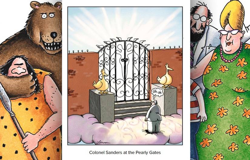 12 Funniest Far Side Comics Where a Character Says "Uh-Oh!"