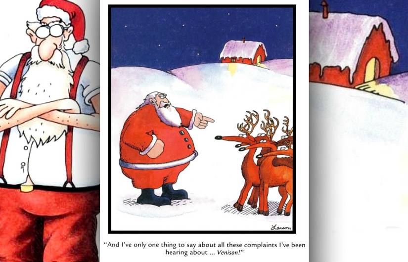 10 Funniest Far Side Comics Starring Santa Claus