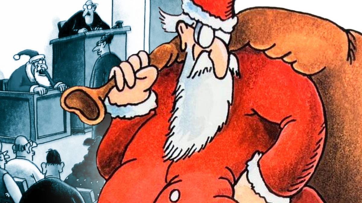 10 Funniest Far Side Comics Starring Santa Claus
