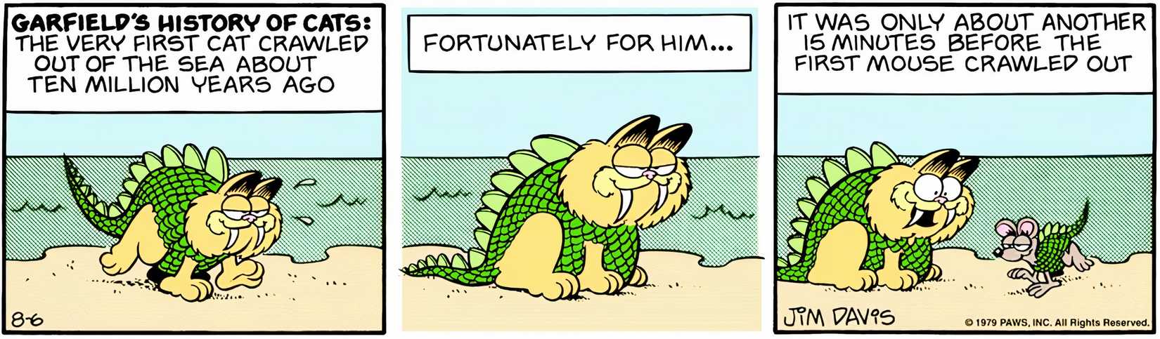 Garfield's Classic "History Of Cats" Comic Strips, Explained