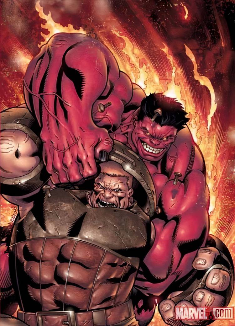 Red Hulk vs Juggernaut - Who Won When They Actually Fought (& Who Is ...