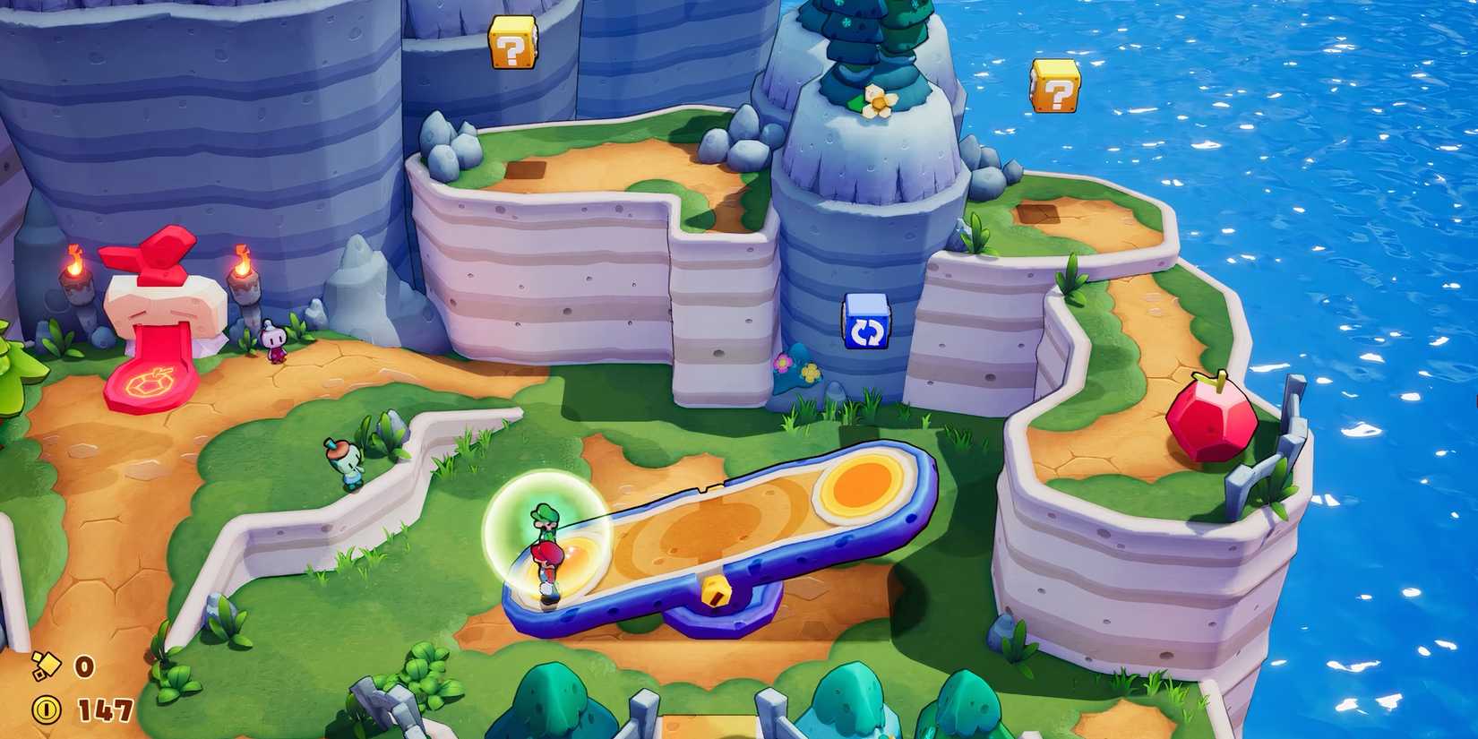 Mario & Luigi: Brothership - Rumbla Island Seesaw Puzzles Solution