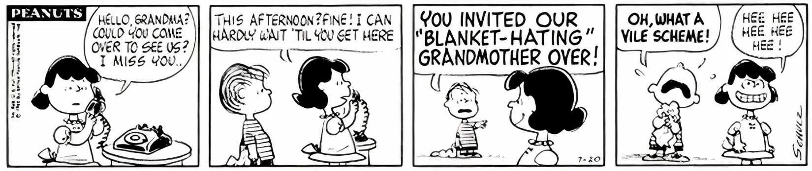 10 Hilarious Peanuts Comics About Linus' Blanket-Hating Grandmother ...