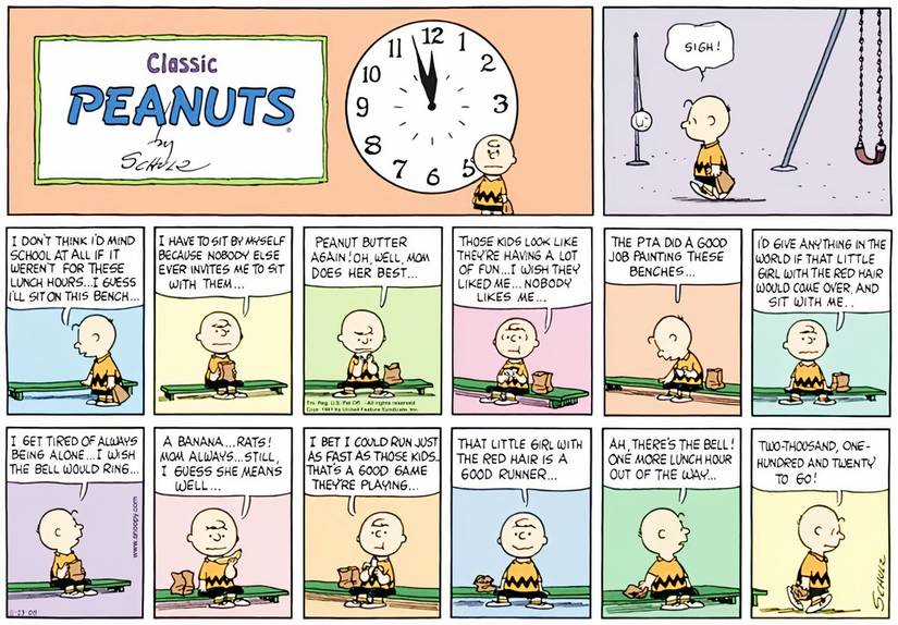 Top 10 Peanuts Comics Starring Charlie Brown's Biggest Unrequited Crush