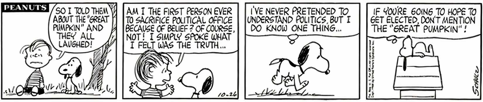 10 Funniest Peanuts Comics That Just Turned 60 (Linus Runs for School ...