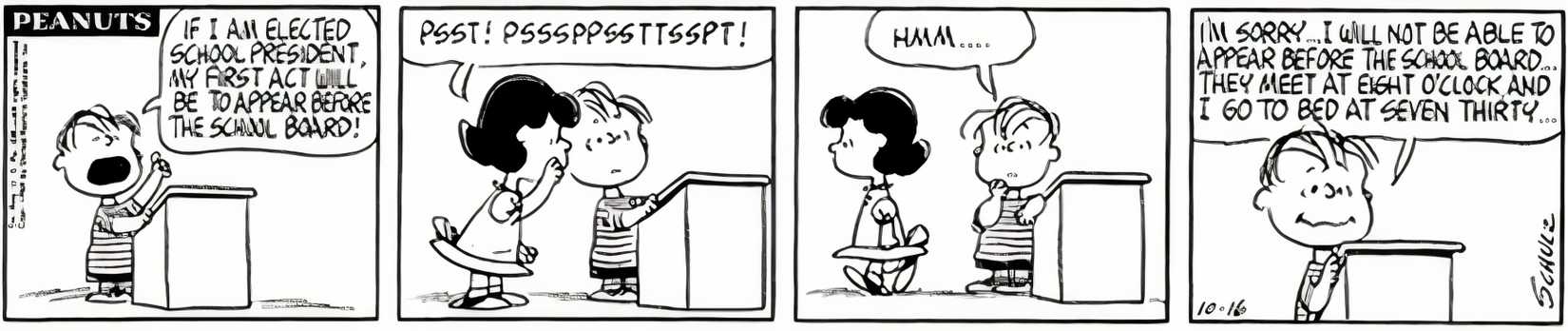 10 Funniest Peanuts Comics That Just Turned 60 (Linus Runs for School ...