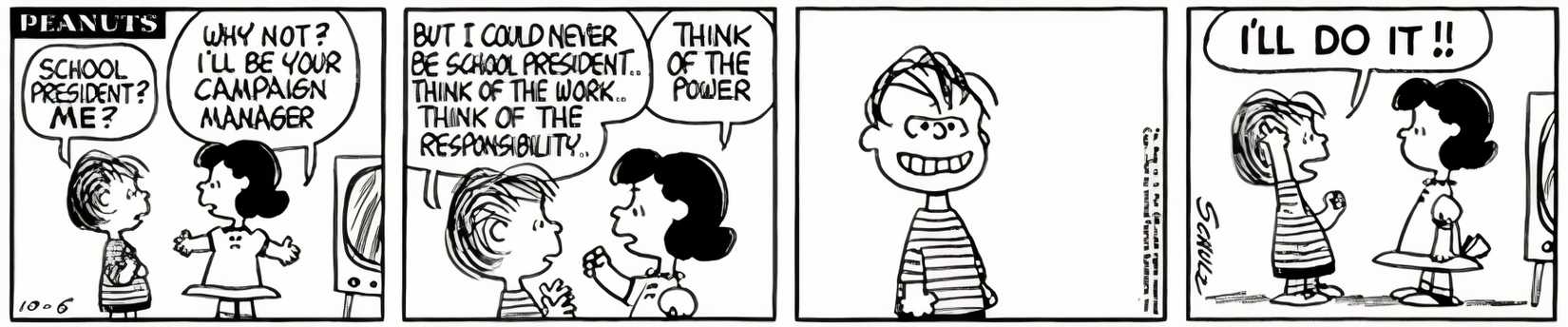 60 Years Ago, Peanuts Devoted Almost An Entire Month To Linus Running ...