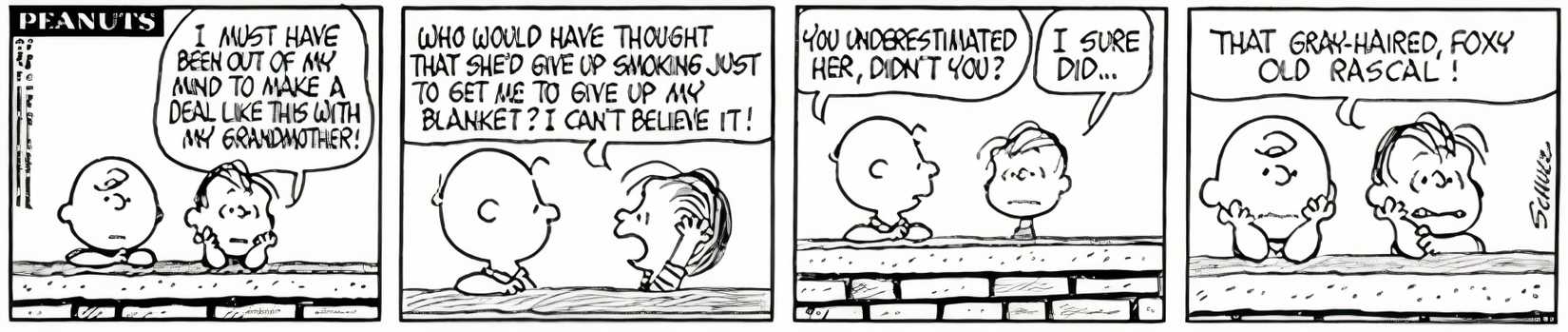 10 Hilarious Peanuts Comics About Linus' Blanket-Hating Grandmother ...