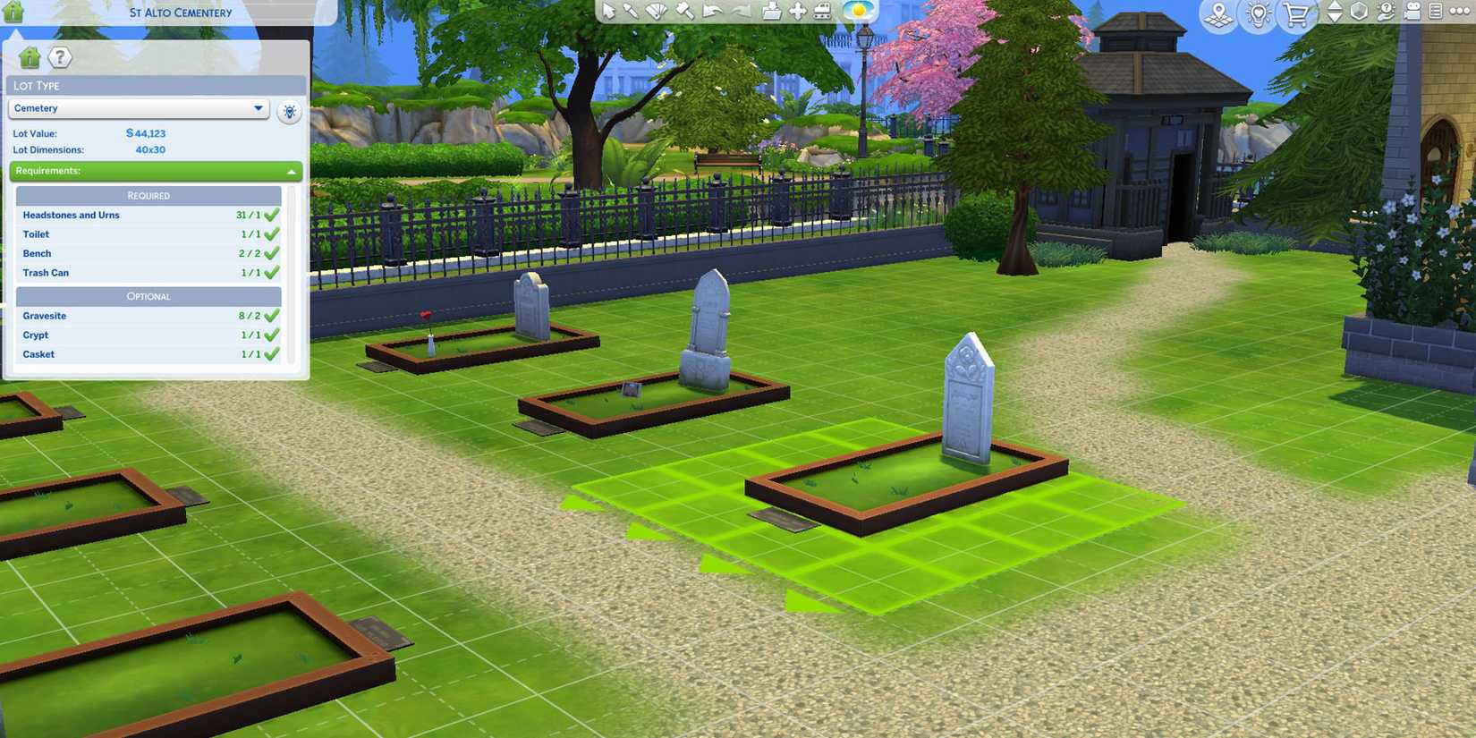 How To Build And Use A Cemetery In The Sims 4: Life & Death