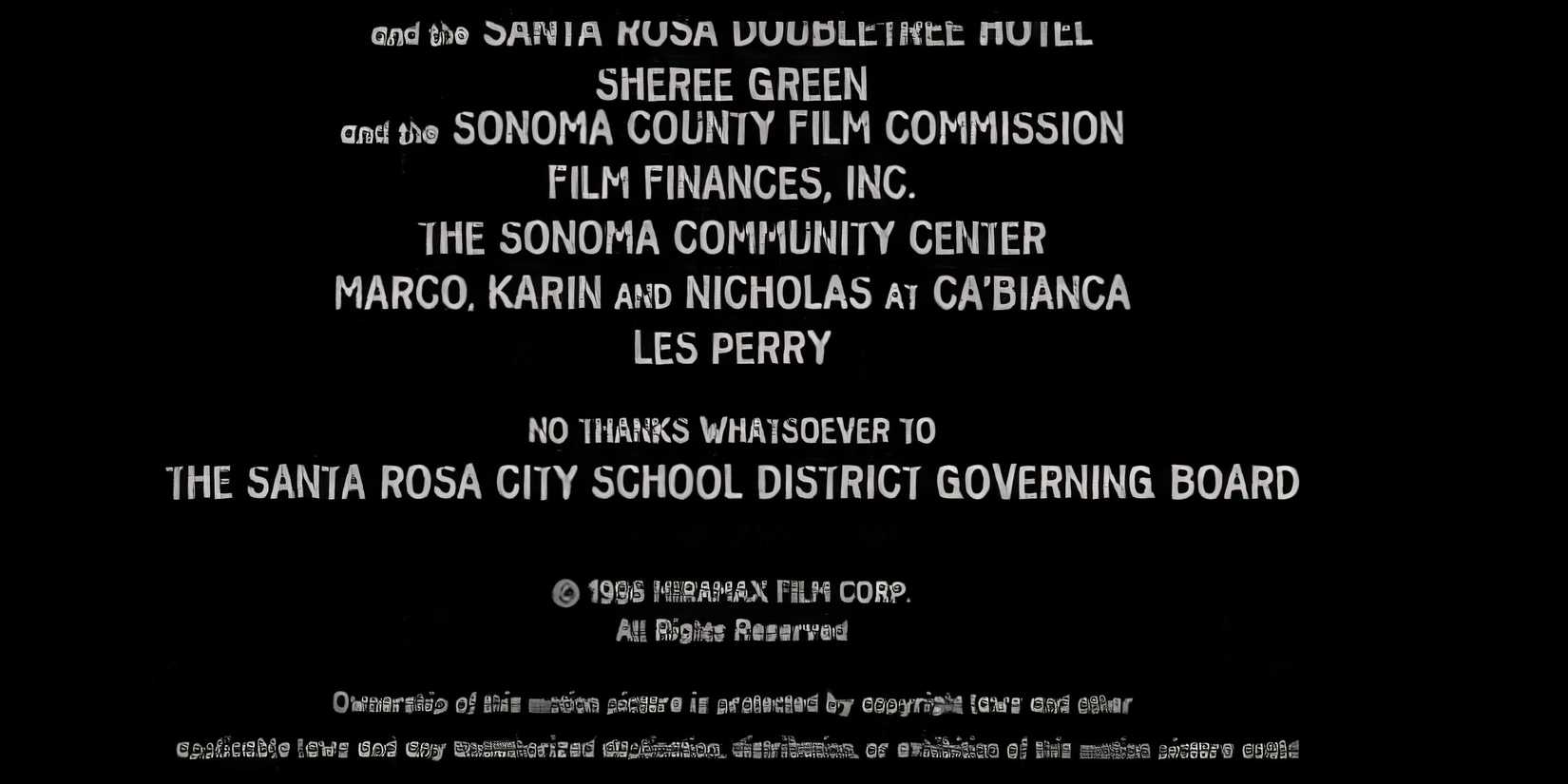 Scream 1996's End Credits Included A Hilariously Petty Message From Wes ...