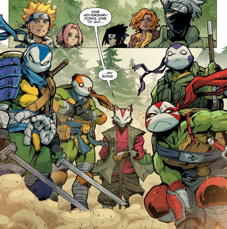 TMNT x Naruto Unleashes Splinter's Full Power with Epic Redesign