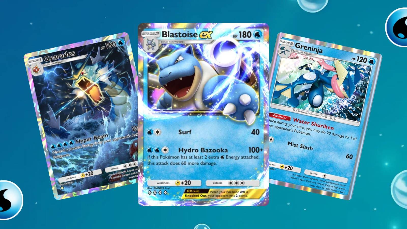 10 Best Water-Type Cards To Use In Pokémon TCG Pocket
