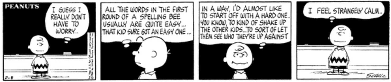 Peanuts: A Complete Rundown of Charlie Brown's Spelling Bee Snafu