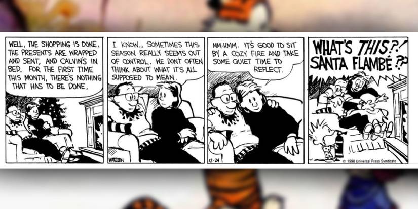 15 Calvin & Hobbes Comics That Bring Santa to Life For the Holidays
