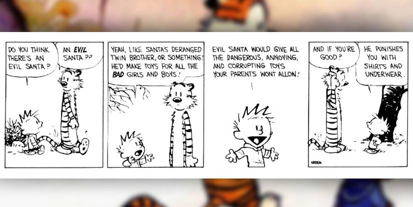 15 Calvin & Hobbes Comics That Bring Santa to Life For the Holidays