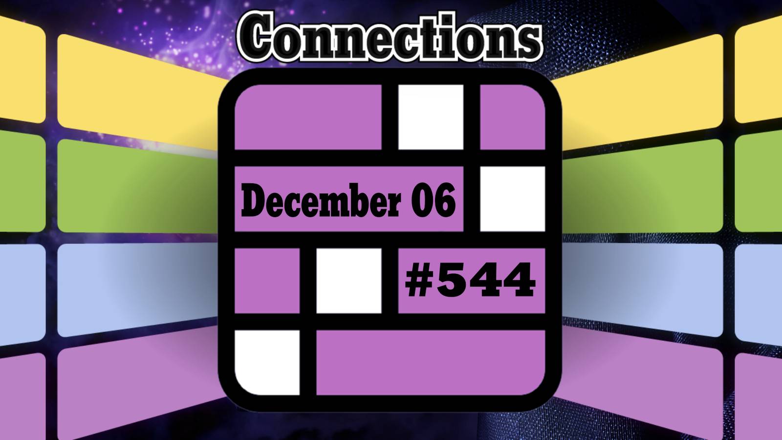Today's Connections Hints & Answers For December 06, 2024 (Puzzle #544)