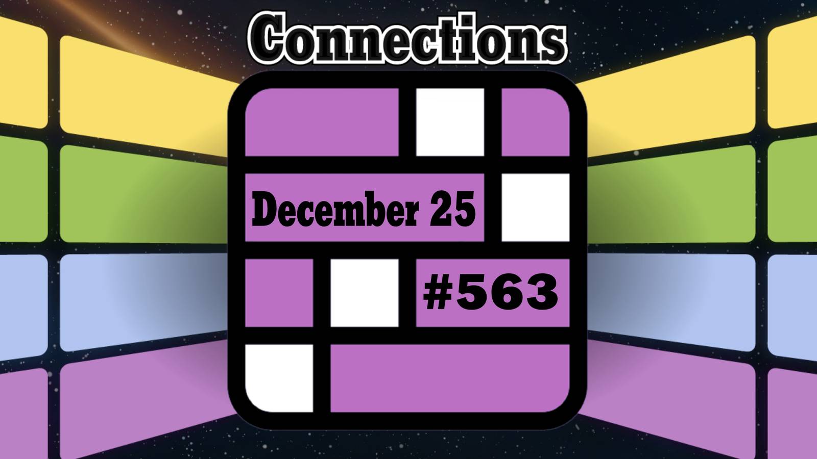 Today's Connections Hints & Answers For December 25, 2024 (Puzzle #563)