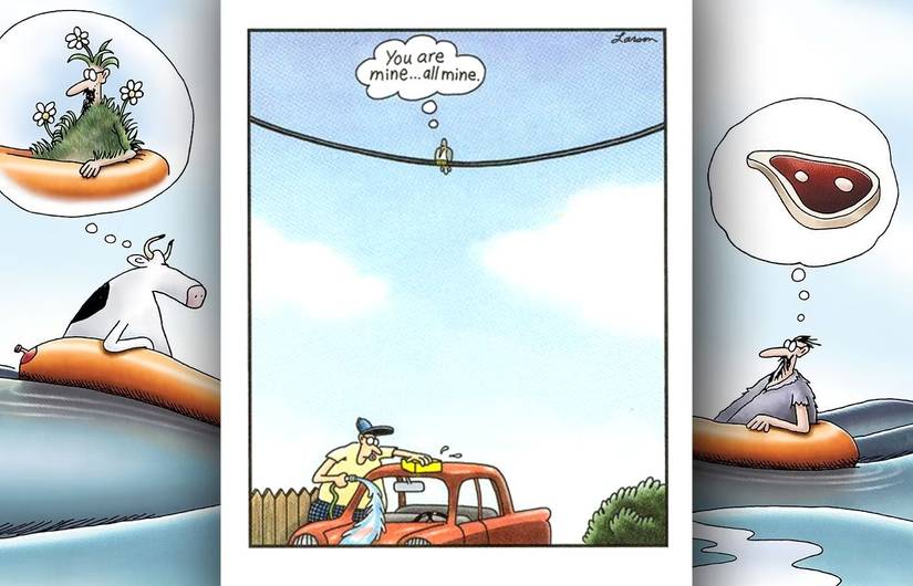 15 Funniest Far Side Comics That Use Thought Balloons