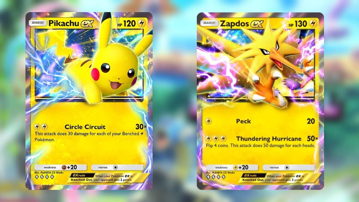 pikachu ex deck pocket