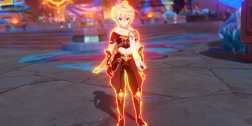 Genshin Impact: Best Pyro Traveler Builds (Weapons, Artifacts, Team ...