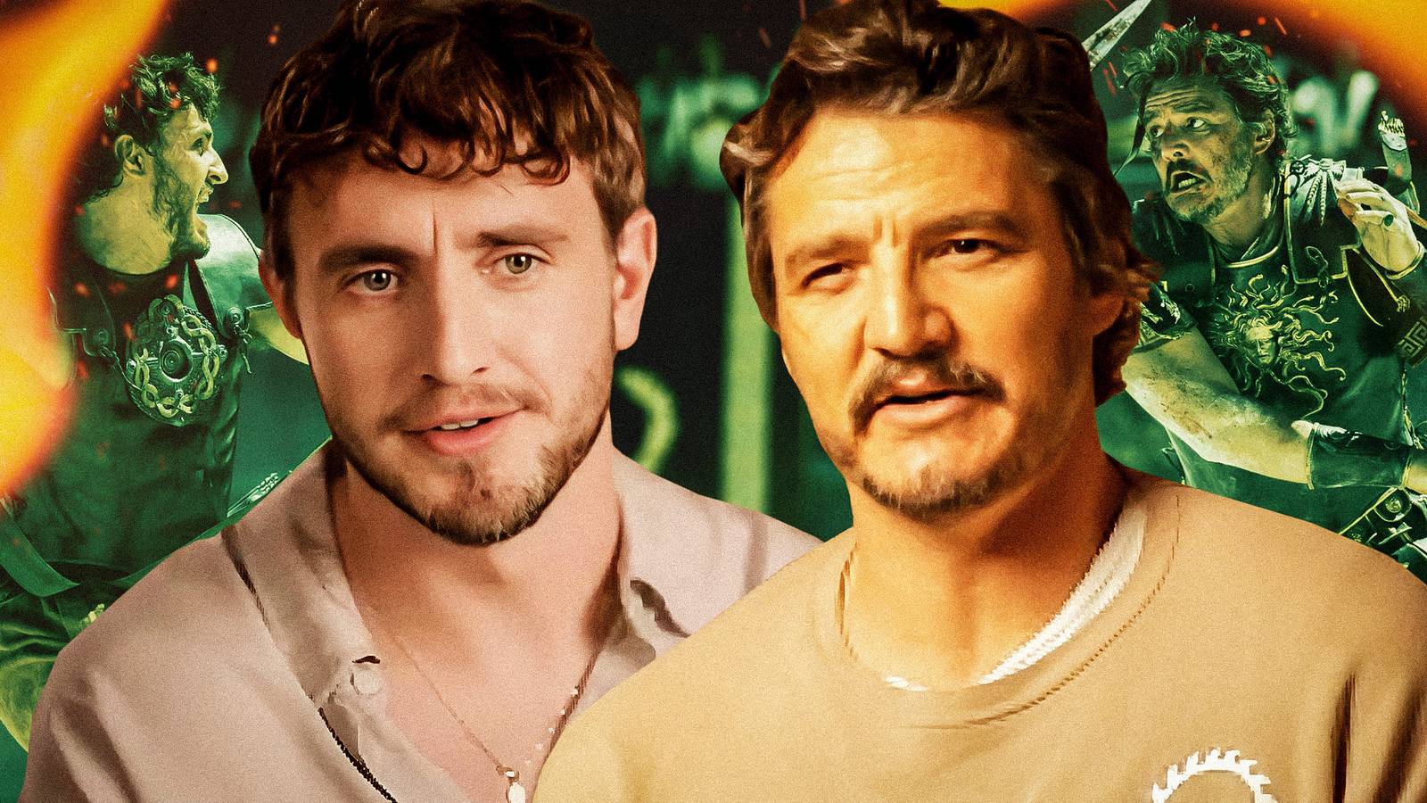 Paul Mescal & Pedro Pascal Go Behind The Scenes Of Crucial Gladiator II ...