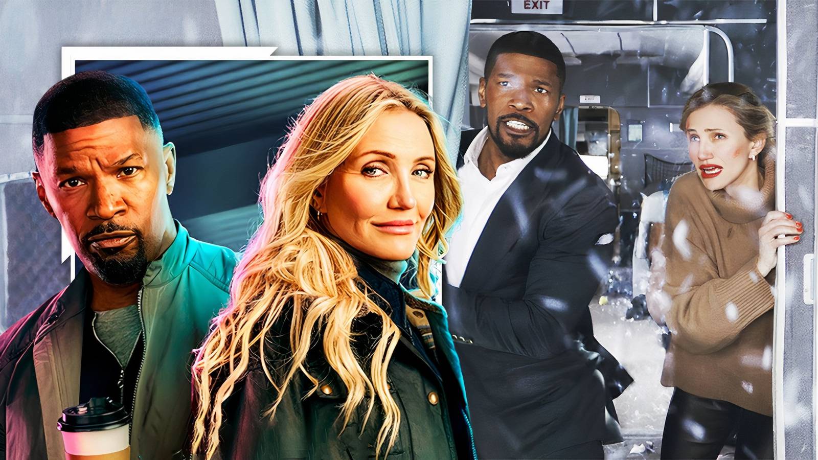 Cameron Diaz & Jamie Foxx Face Down Airplane Chaos In New Back In ...