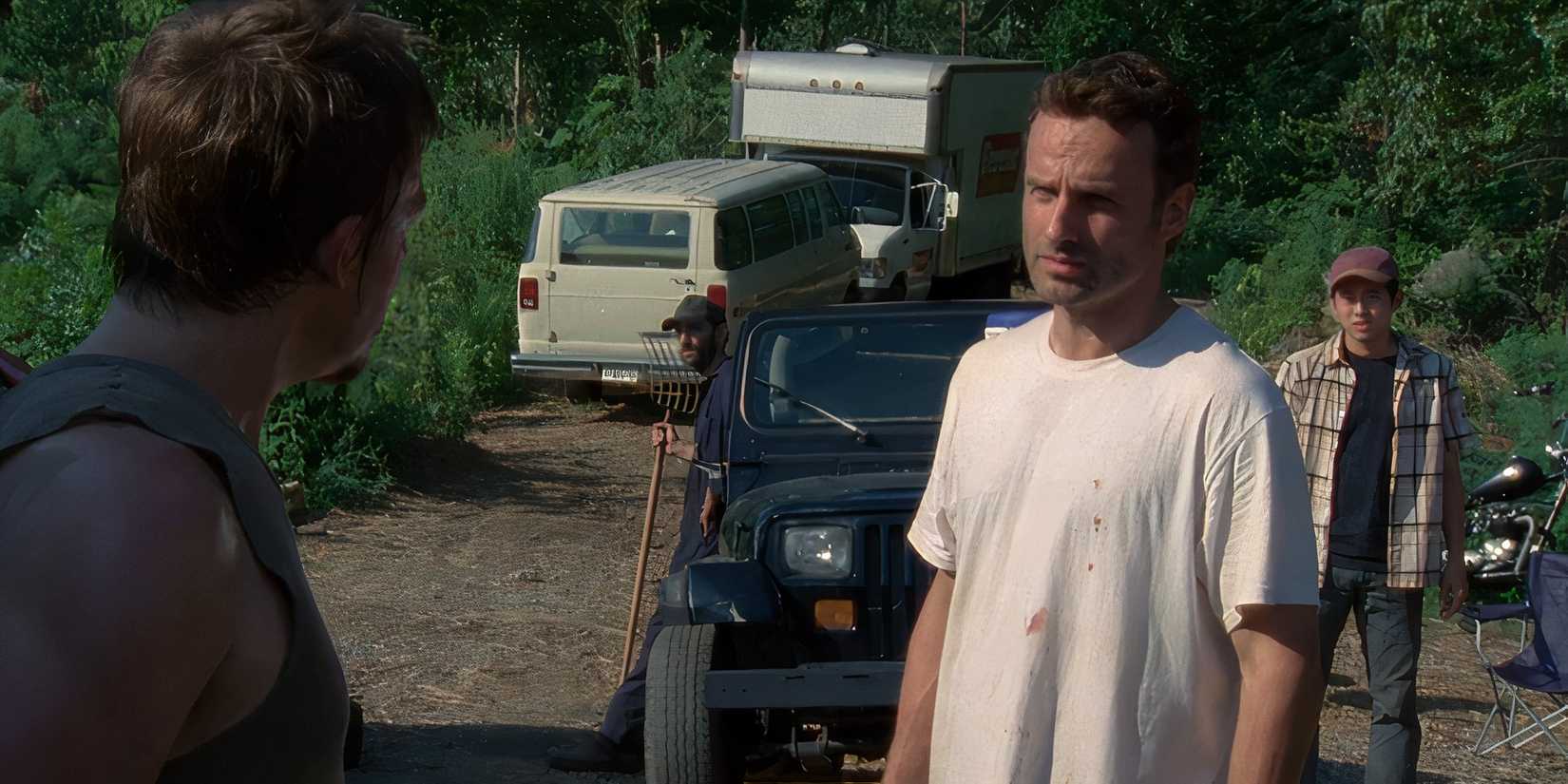 Rick & Daryl's First Scene In The Walking Dead Season 1 Shows Why Their ...