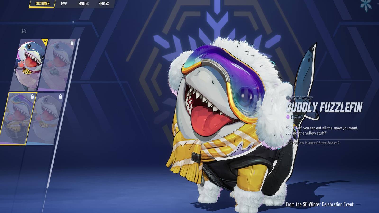 Jeff's Winter Splash Festival Is Live Now In Marvel Rivals, With A Free ...