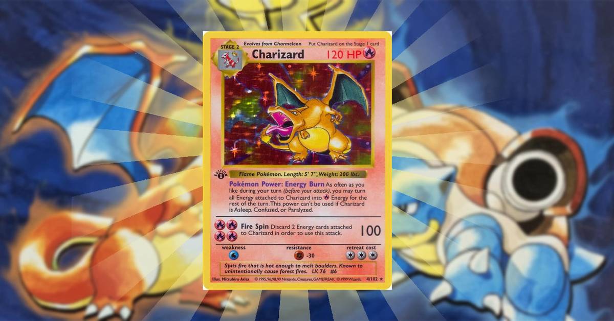 Shadowless Charizard Difference