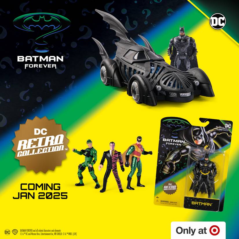 EXLCUSIVE: Batman Forever Retro Toy Collection From Spin Master Revealed