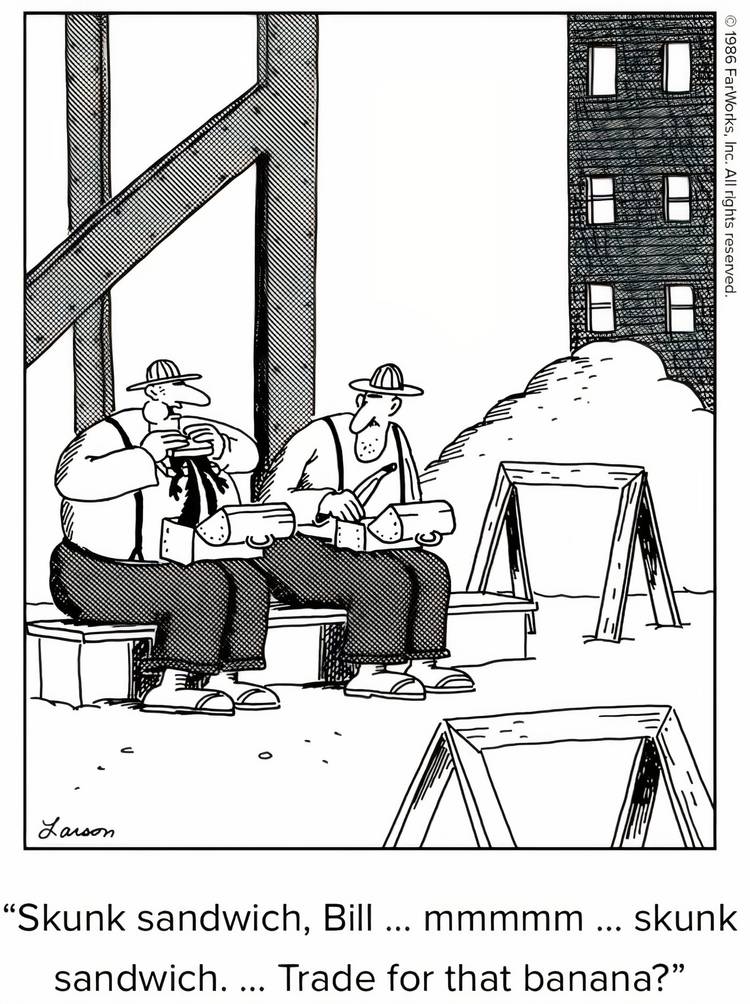 10 Hilarious Far Side Comics We Promise Will Leave Your Stomach Rumbling