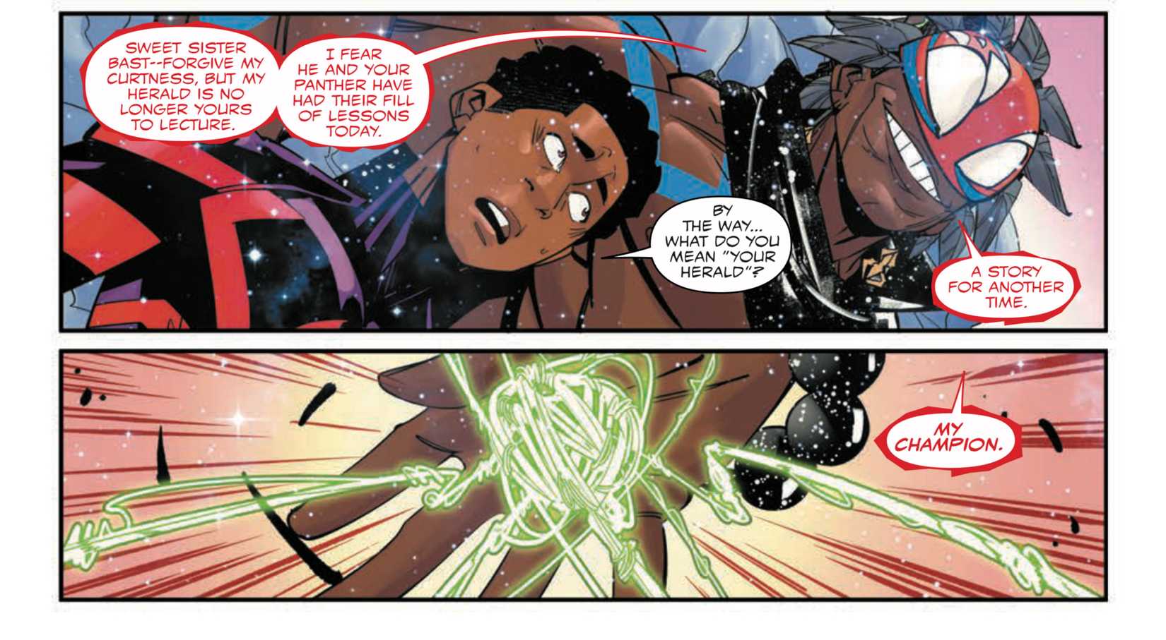 Miles Morales Flexes His Biggest Difference to Peter Parker's Spider ...