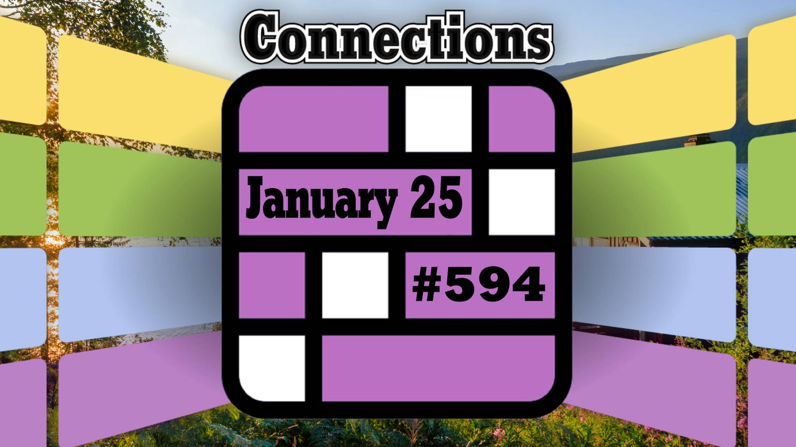 Today's Connections Hints & Answers For January 25, 2025 (Puzzle #594)