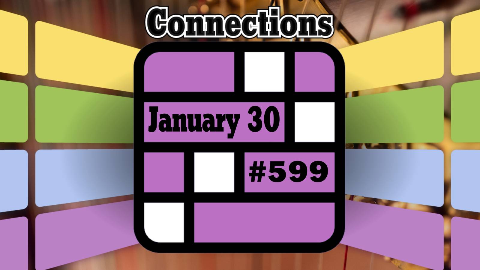 Today's Connections Hints & Answers For January 30, 2025 (Puzzle #599)