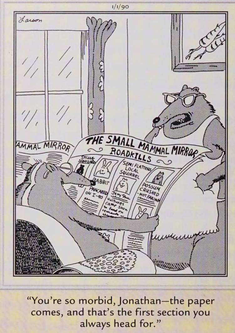 13 Far Side New Year's Day Comics To Start 2025 Off With A Laugh