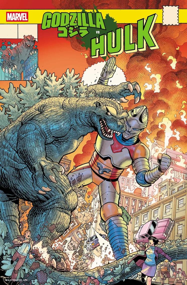 It's Here: First Look at Godzilla vs Hulk Promises the Marvel Universe ...