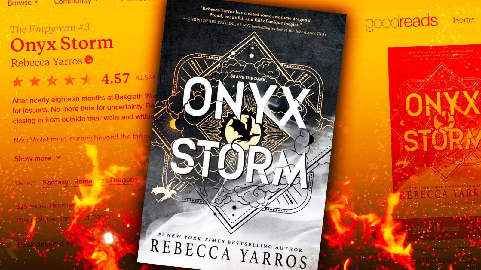 Onyx Storm's Goodreads Rating Is A Good Sign After Iron Flame's Biggest ...